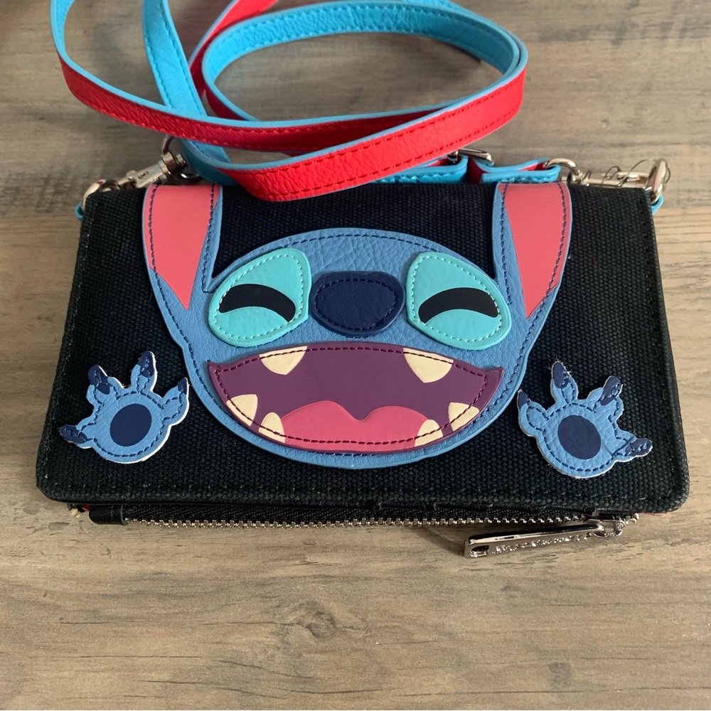 Disney Loungefly Lilo & Stitch Crossbody Bag Purse Wa… - Gem